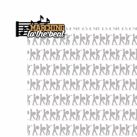 Band: Marching to the beat 2 Piece Laser Die Cut Kit