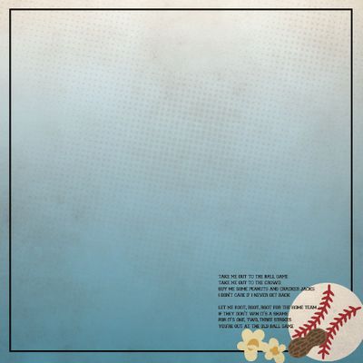 Baseball Scrapbooking