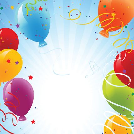 Birthday Balloons 12 x 12 Paper