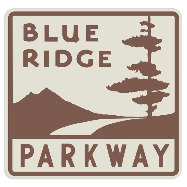 Blue Ridge: Parkway Sign Laser Die Cut