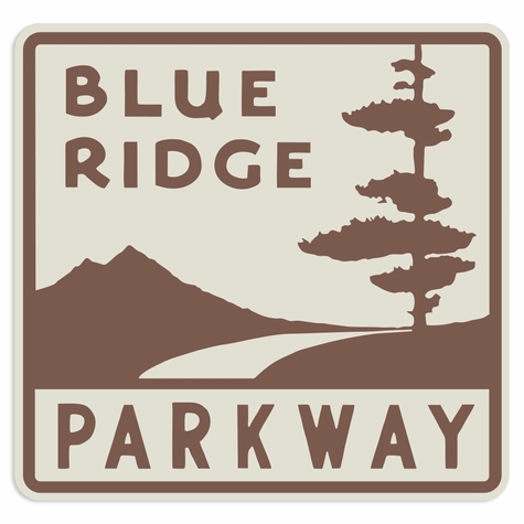 Blue Ridge: Parkway Sign Laser Die Cut