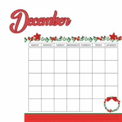 Calendar Scrapbooking