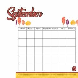 Calendar: June 12 x 12 Paper