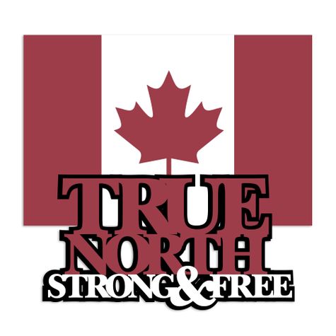 Canada: True North Laser Die Cut