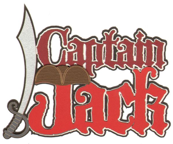 Captain Jack Laser Die Cut
