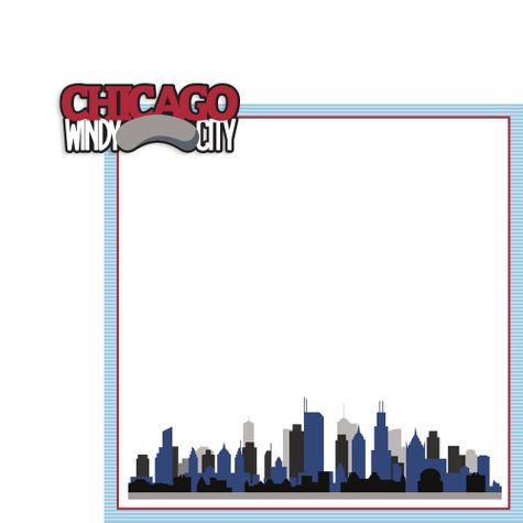 Chicago: Chicago Windy City 2 Piece Laser Die Cut Kit