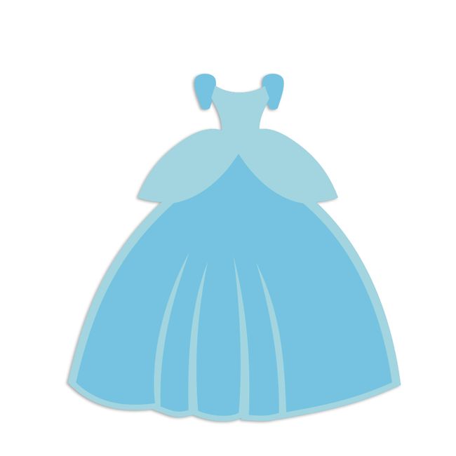 Cinderella Dress Clipart