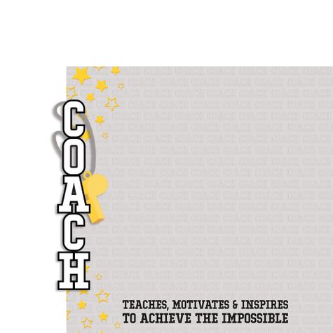 Coach 2 Piece Laser Die Cut Kit