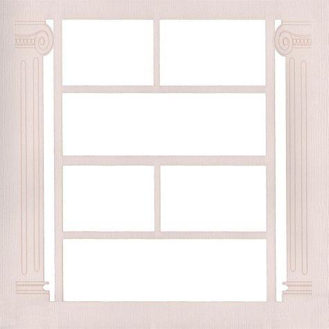 Columns 12 x 12 Overlay Laser Die Cut