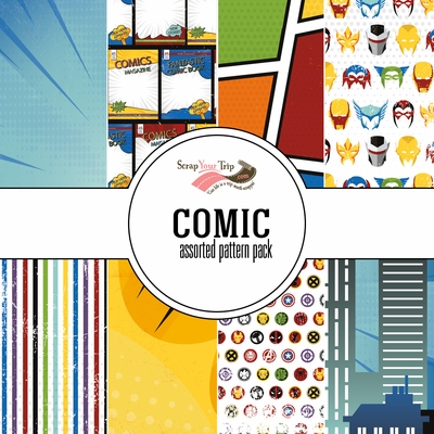 Super Hero Scrapbooking