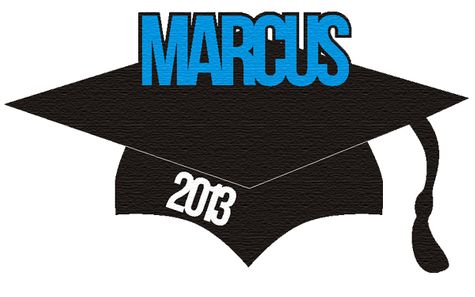 Congrats Grad: Grad Cap Custom Laser Die Cut