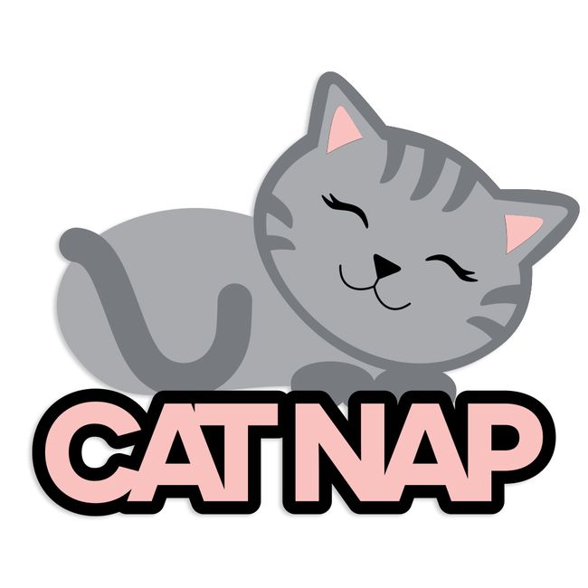 Cool Cat: Cat Nap Laser Die Cut