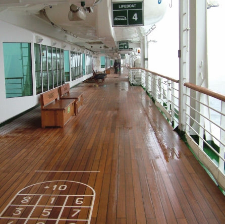 Cruise Ship Deck 2 12 x 12 Paper