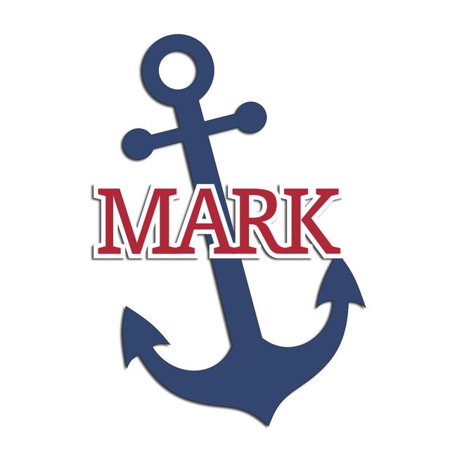 Custom Anchor Laser Die Cut