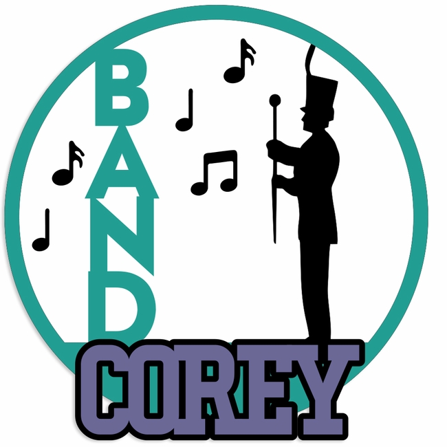 Custom Band Drum Major Laser Die Cut