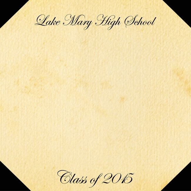 Custom Grad Parchment 12 x 12 Paper