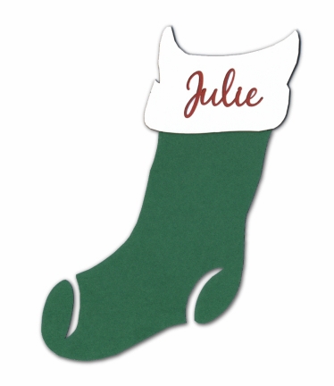Custom Green Stocking