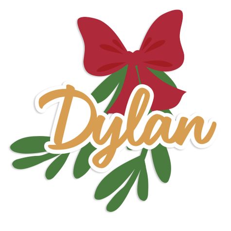 Custom Mistletoe Laser Die Cut