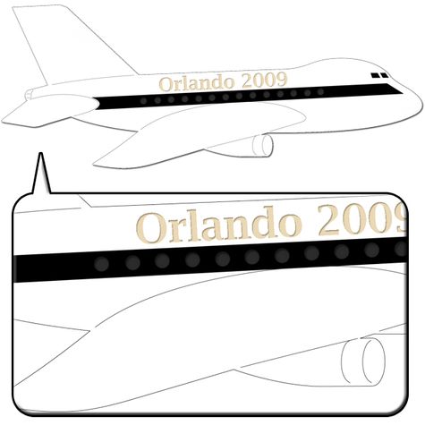 Custom Plane Laser Die Cut