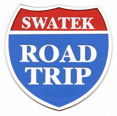 Custom Road Trip Sign Laser Die Cut