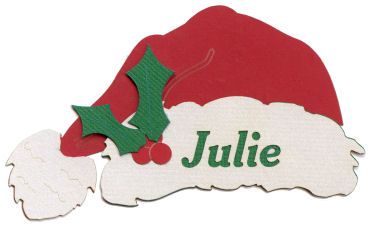 Custom Santa Hat Laser Die Cut