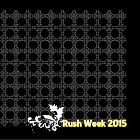 Custom Sorority / Fraternity Pattern Right 12 x 12 Paper