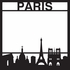 Destinations: Paris 12 x 12 Overlay Laser Die Cut