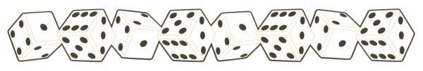 Dice Border Laser Die Cut