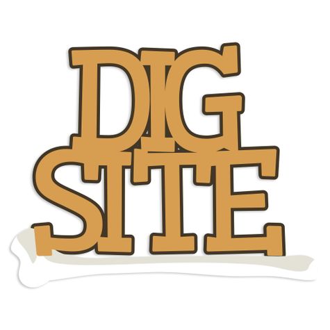 Dino: Dig Site Laser Die Cut