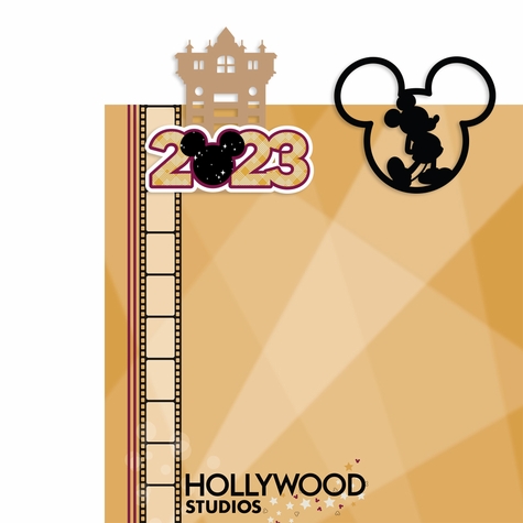 Dis World: 2023 Hollywood Studios 3 Piece Print and Cut Kit