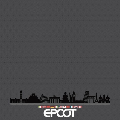 Dis World: 2024 Epcot Print and Cut 12 x 12 Paper