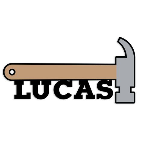 DIY: Custom Hammer and Name Laser Die Cut