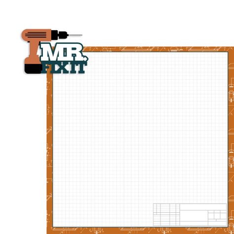 DIY: Mr. Fix It 2 Piece Laser Die Cut Kit