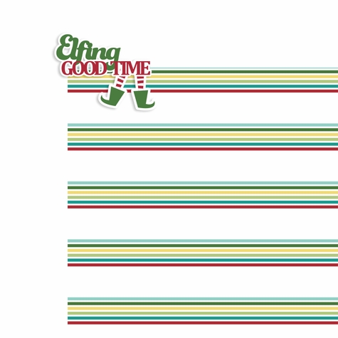 Elf: Elfing Good Time 2 Piece Print and Cut Kit