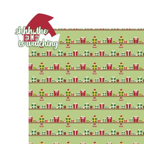 Elf on a Shelf: The Elf is watching 2 Piece Laser Die Cut Kit