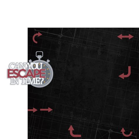 Escape Room: Can you escape? 2 Piece Laser Die Cut Kit