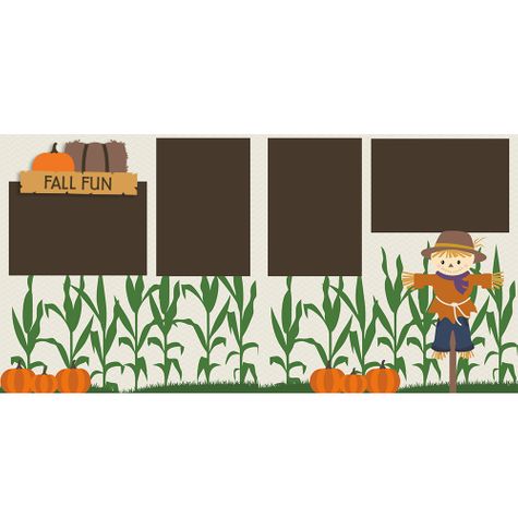 Fall Fun 2 Page Layout Kit