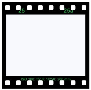 Film Cell 12 x 12 Paper