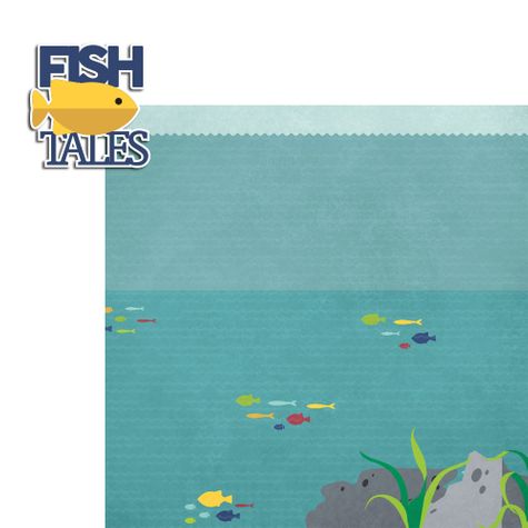 Fishing: Fish Tales 2 Piece Laser Die Cut Kit