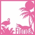 Florida Flamingo 12 x 12 Overlay Laser Die Cut