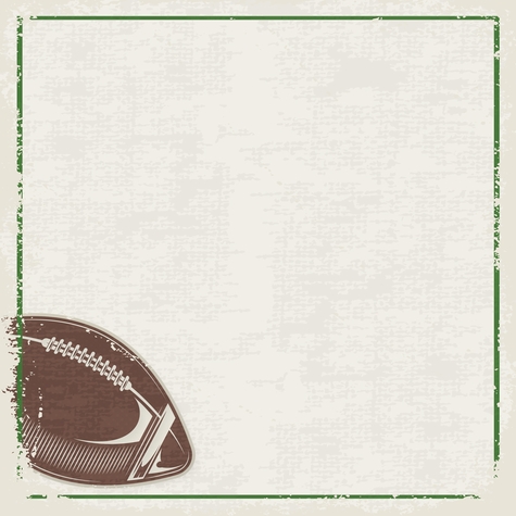 Football: Beat Everyone Print and Cut 12 x 12 Paper