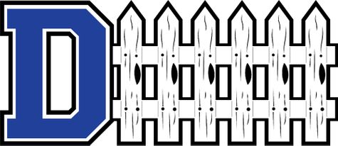 Football Fanatic: D Fence Custom Laser Die Cut