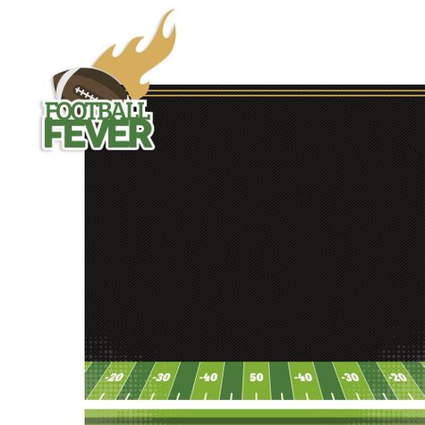 Football: Football Fever 2 Piece Laser Die Cut Kit