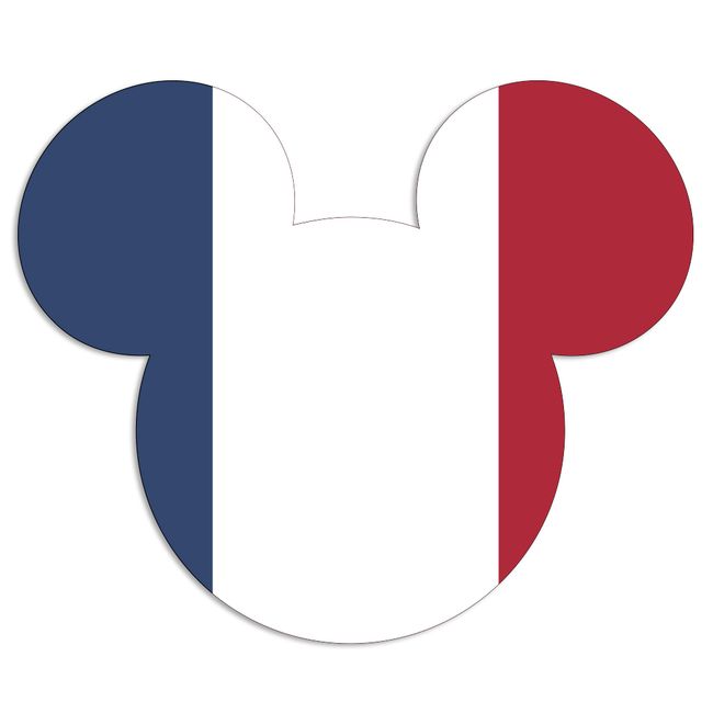 France mouse head Laser Die Cut