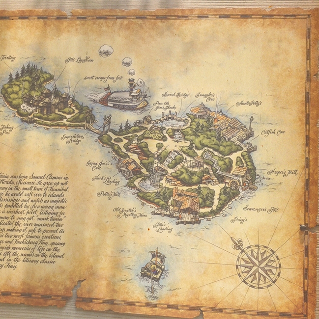 Frontier Land: Tom's Island 12 x 12 Paper