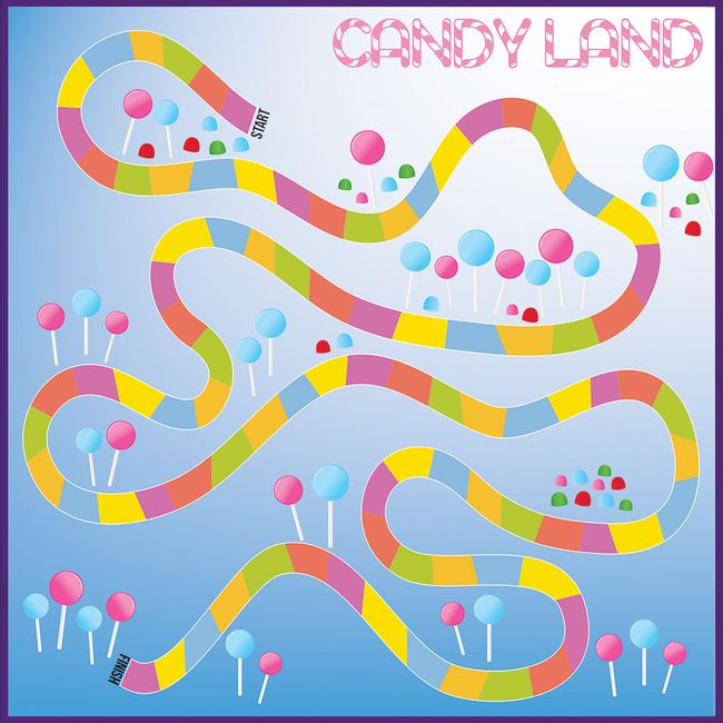 Candyland Board Background