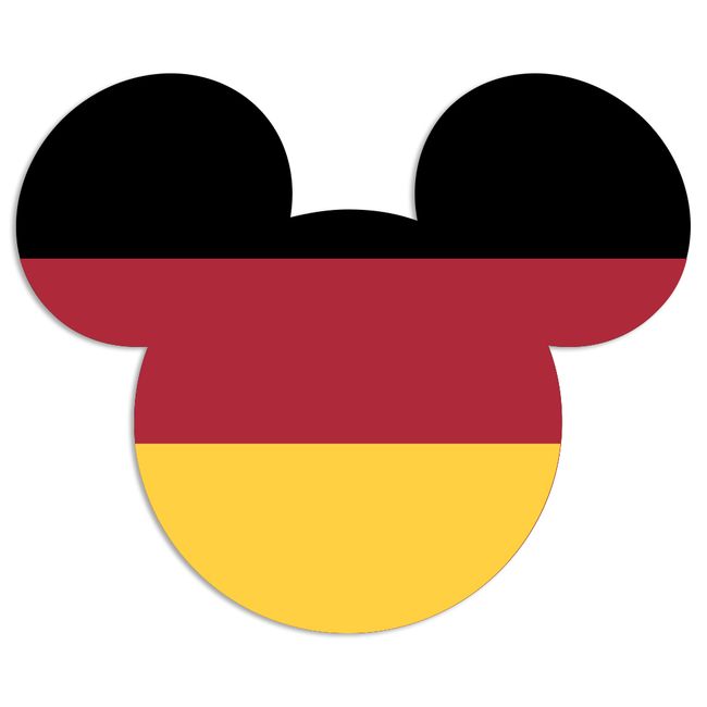 Germany mouse head Laser Die Cut