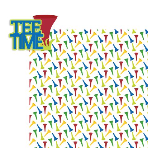 Golf: Tee Time 2 Piece Laser Die Cut Kit