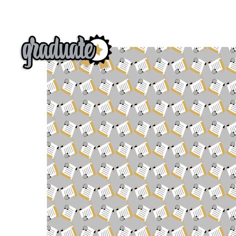 Grad: Graduate 2 Piece Laser Die Cut Kit