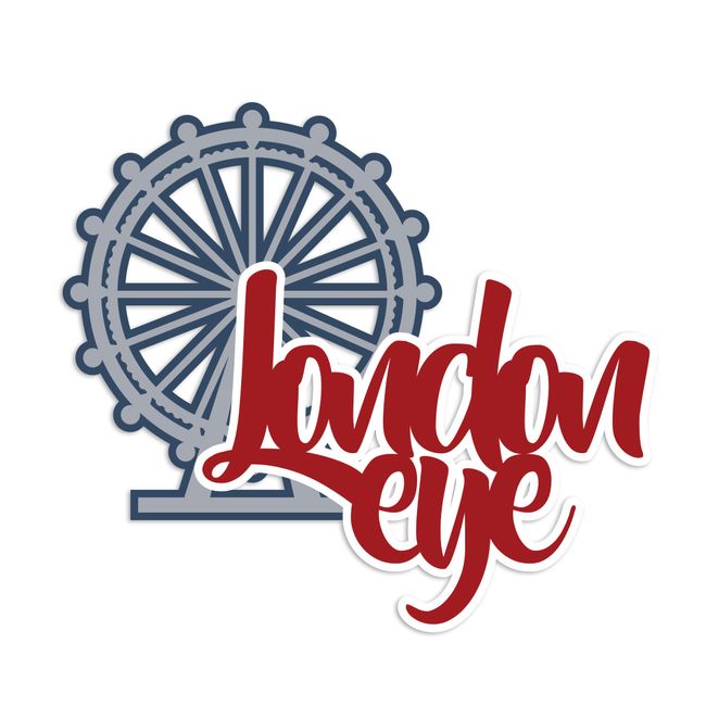 Great Britain: London Eye Laser Die Cut